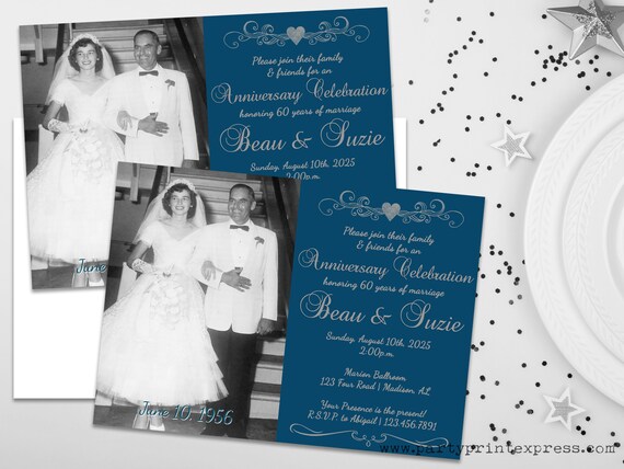 Diamond Wedding Invitations
