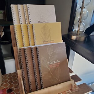 Botanical Habit Tracker Journal • Spiral-bound Intentional Wellness ...