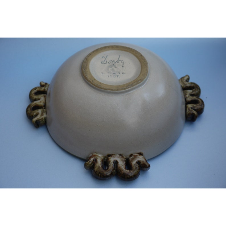 A Large Bourne Denby "tyrolean Ware" Bowl by Alice Teichner, Circa 1937 ...