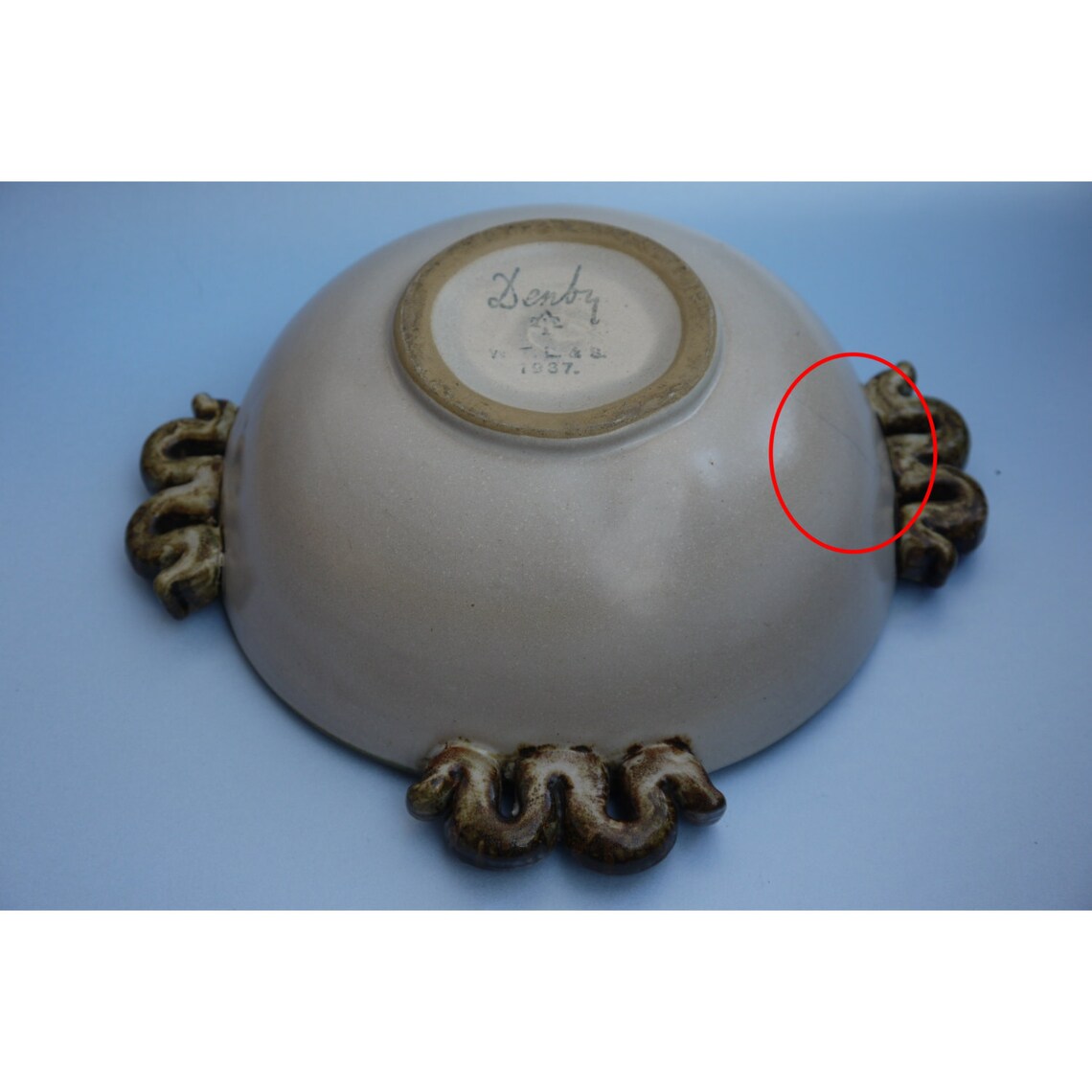 A Large Bourne Denby "tyrolean Ware" Bowl by Alice Teichner, Circa 1937 ...