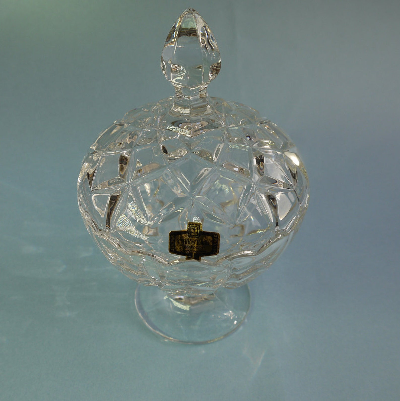 Vintage Zajecar Crystal Bon Bon Dish Made in Yugoslavia - Etsy UK