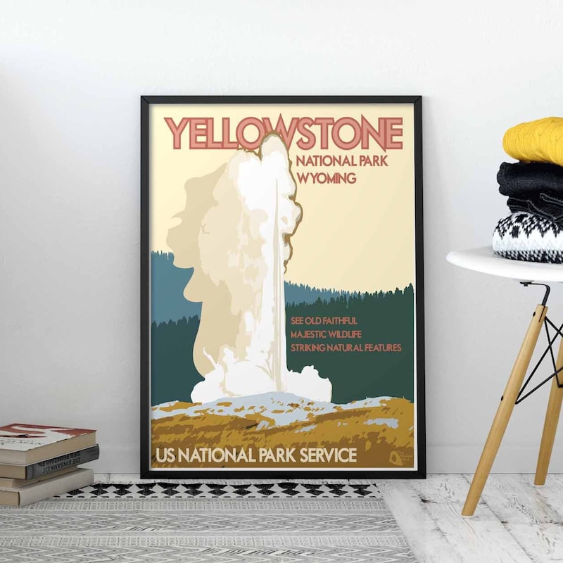 Yellowstone Poster - Etsy