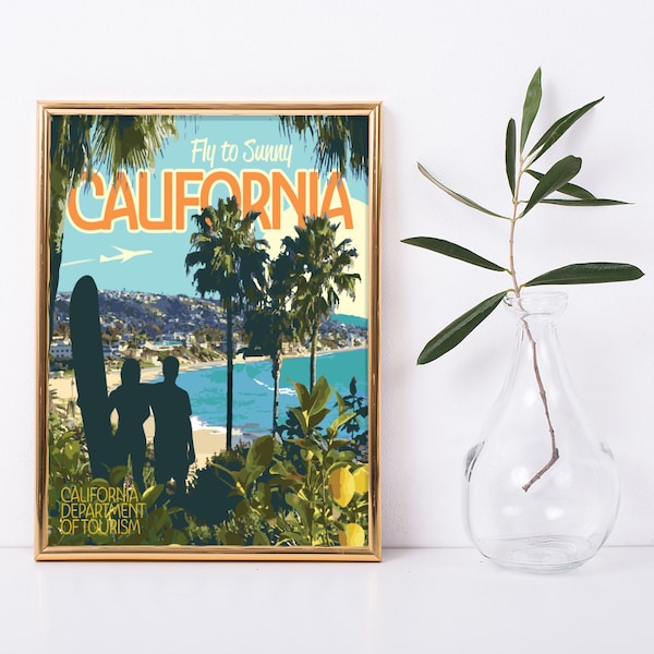 Vintage Style Poster - Etsy