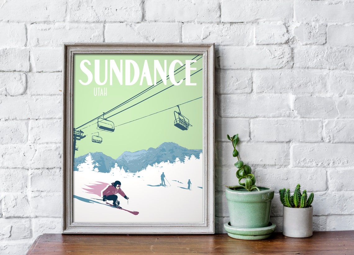 Sundance Poster Park City Poster Copper Mountain Poster Ski - Etsy