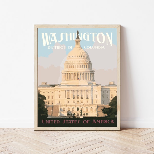 Washington Dc Poster - Etsy