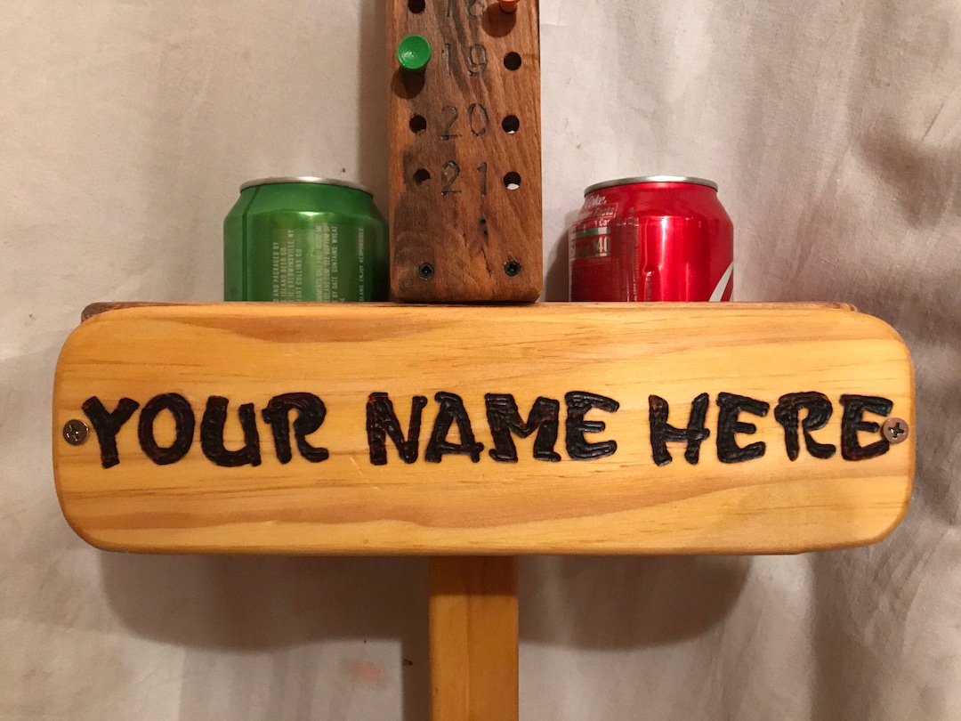 Name Plate for Drink Holder - Etsy