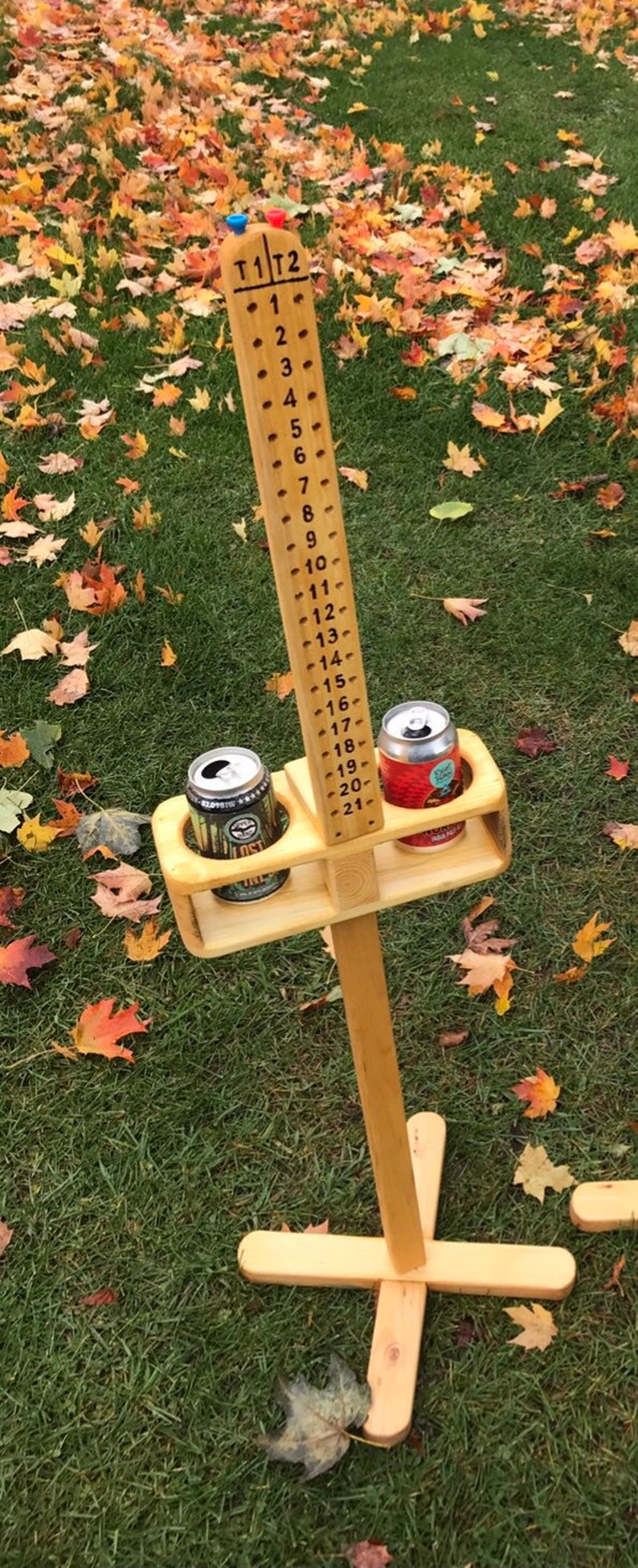 Scorekeeper Double Drink Holder With Base - Etsy
