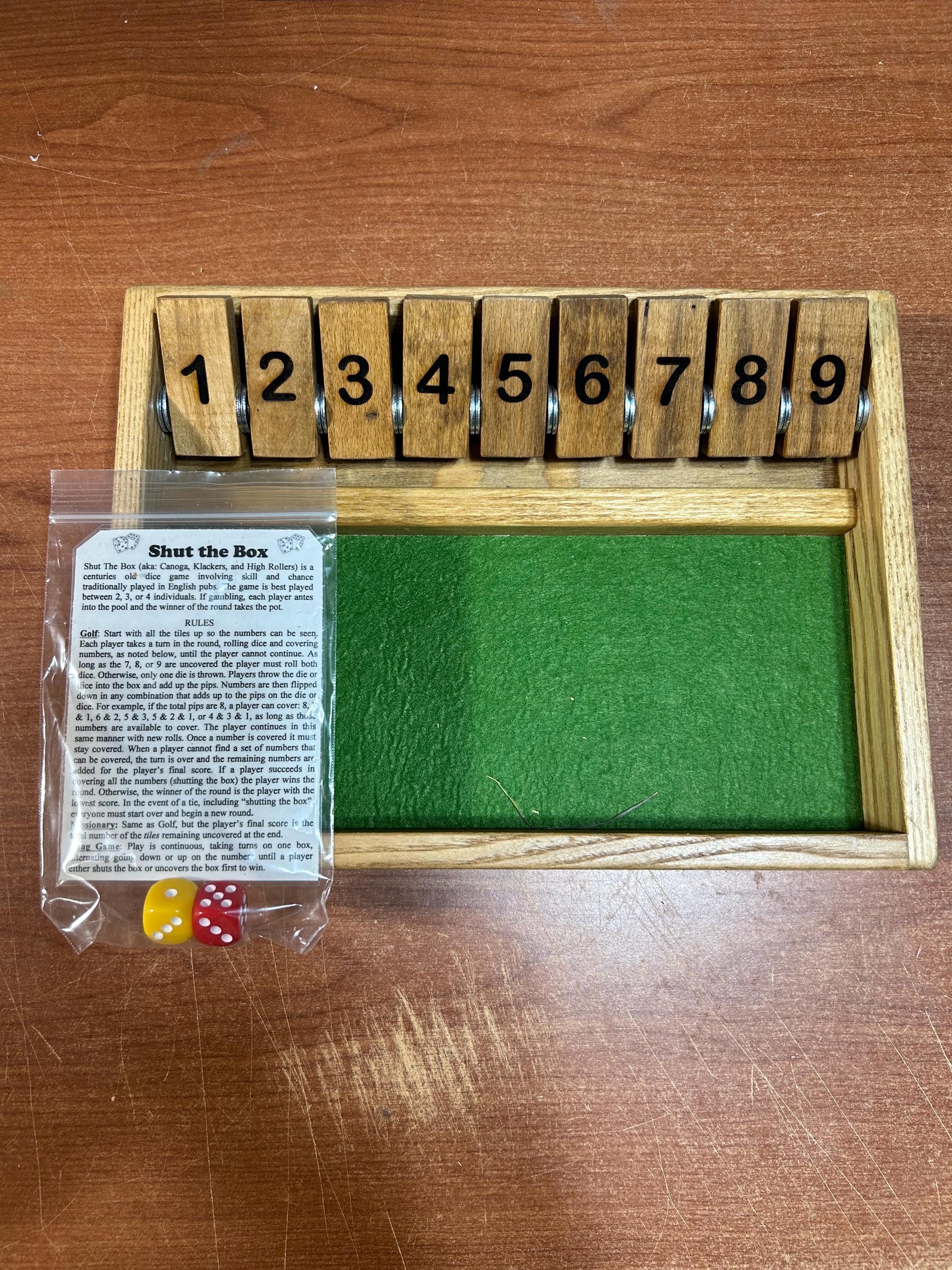 Shut the Box - Etsy