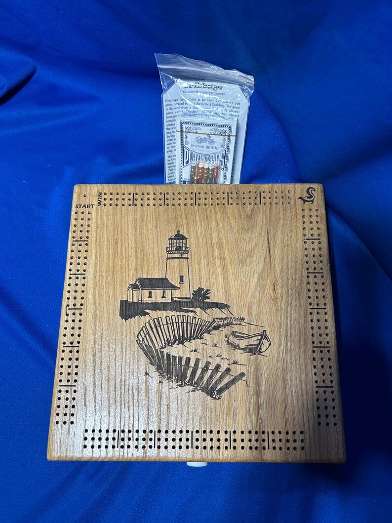 Cribbage Board, Lighthouse - Etsy