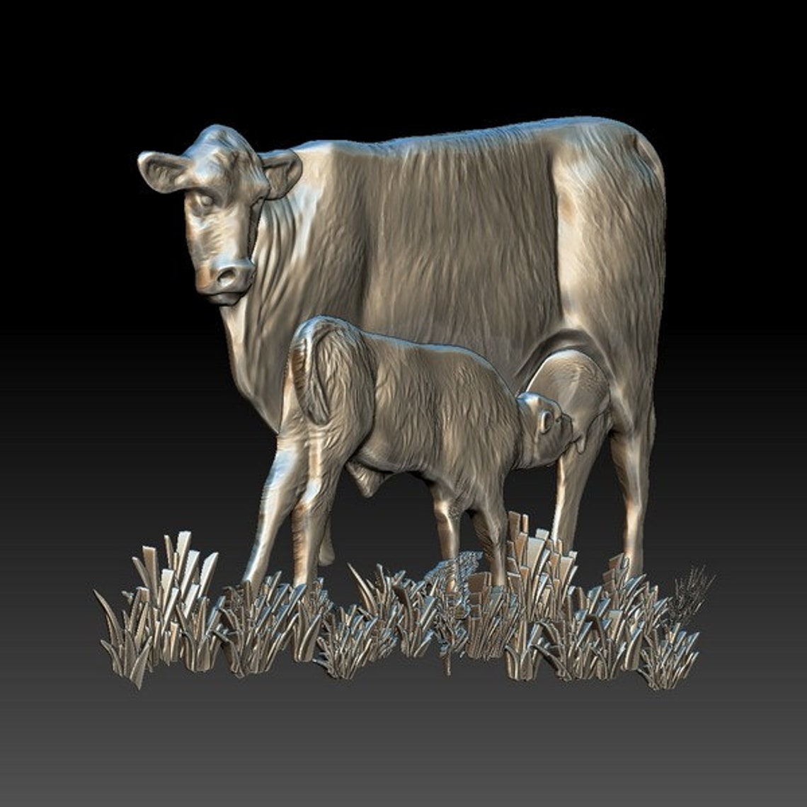 3D STL File for CNC Cows V3 - Etsy