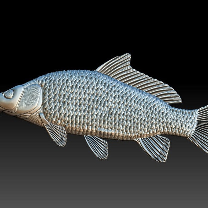 3D STL File for CNC Fish V1 - Etsy Ireland