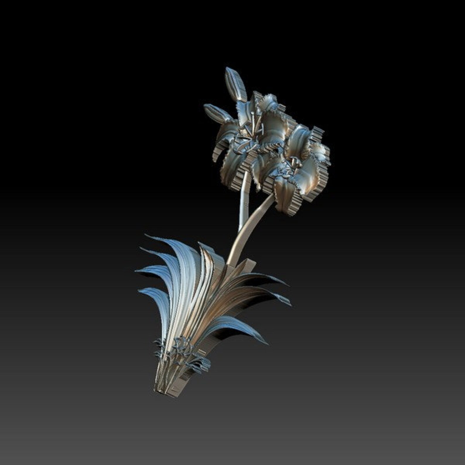 3D STL File for CNC - Lily - Etsy