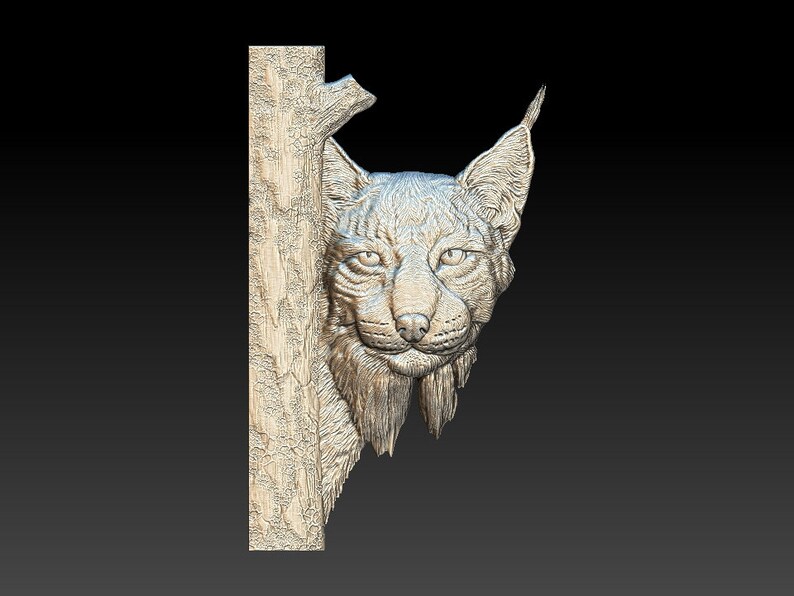 3D STL model Wild cat | Etsy