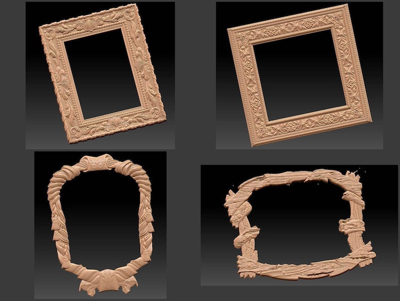 3D STL Model - 40 Pcs Frame Models - Set #2 - Etsy