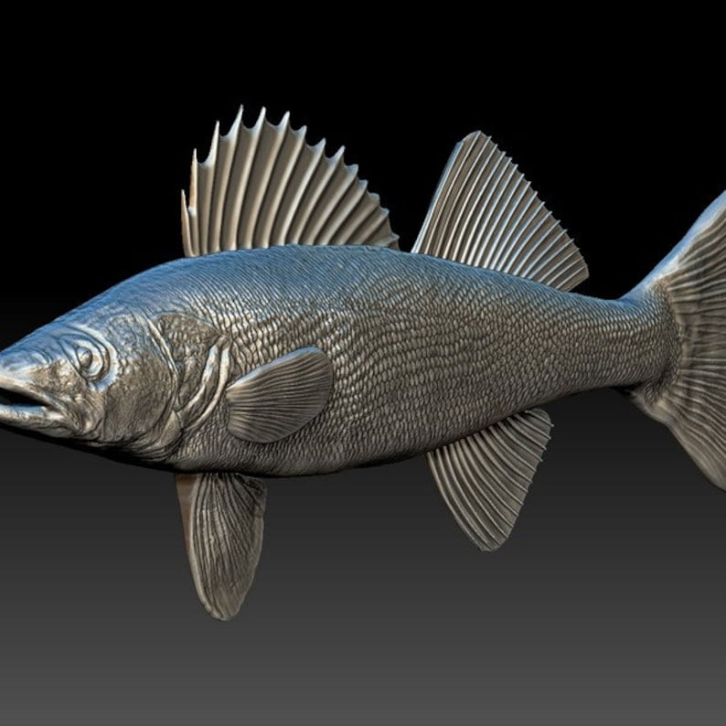 3D STL File for CNC - Fish V1 - Etsy