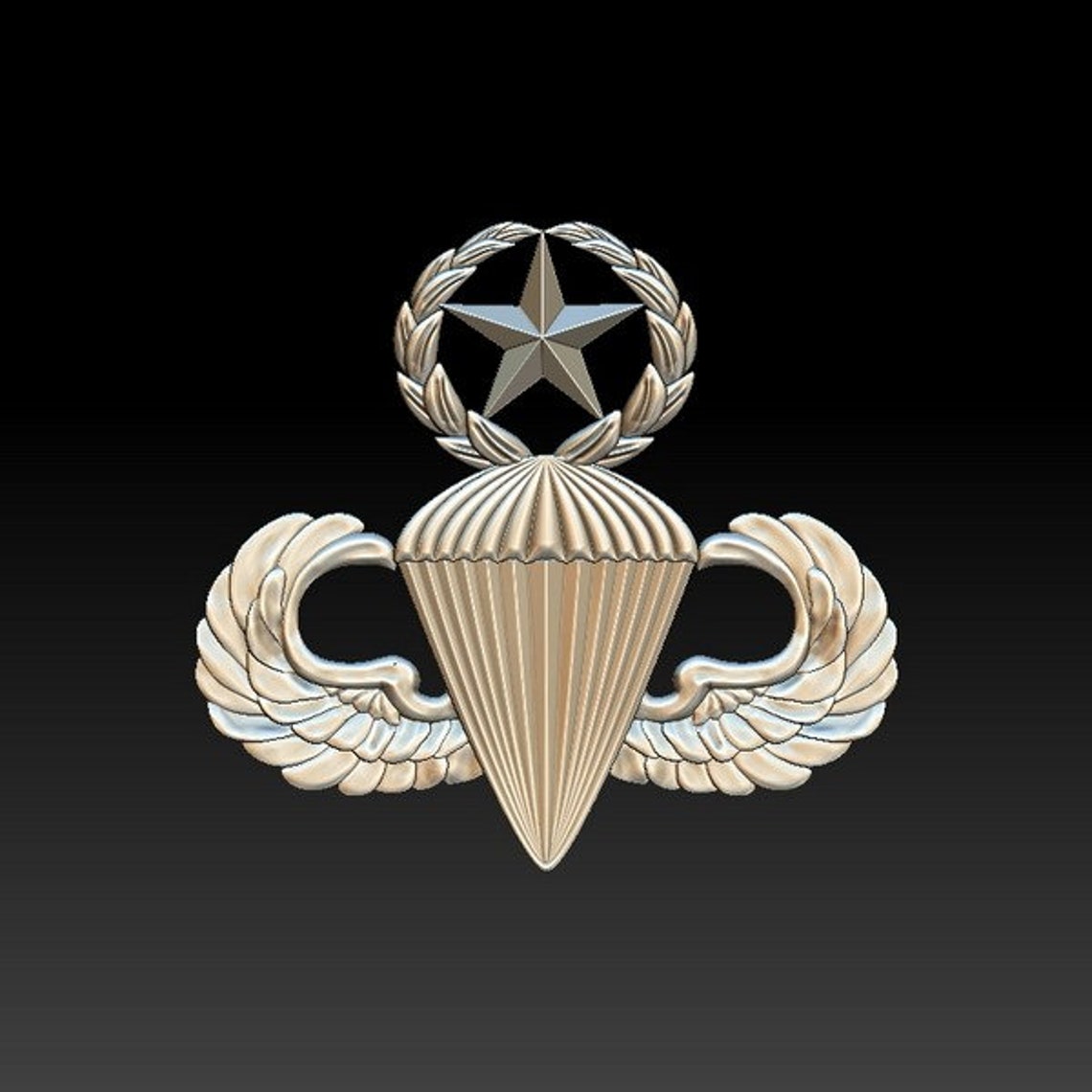 3D STL Model for CNC Badge USMS Force Recon Set 4 Stl Files With Hi ...