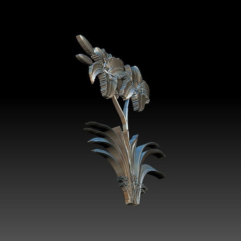 3D STL File for CNC - Lily - Etsy