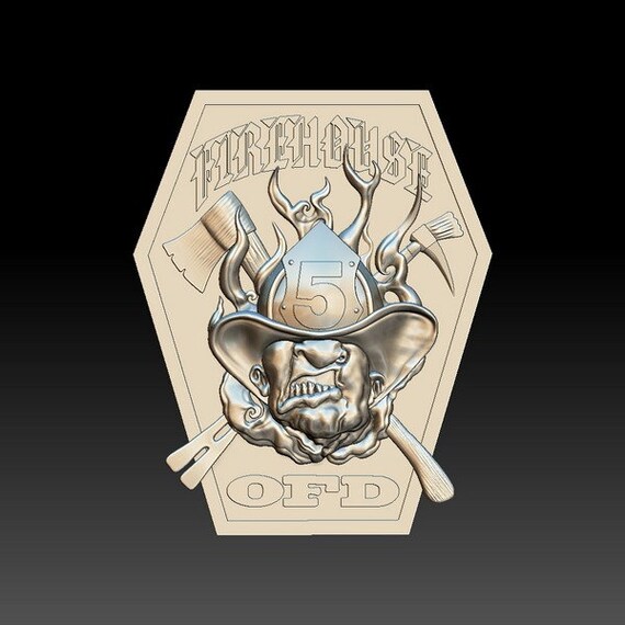 3D STL File Firehouse - Etsy UK