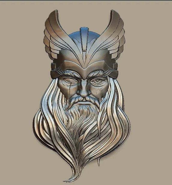 3d Stl File For Cnc Odin Etsy