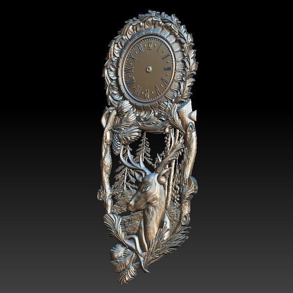 3D STL File for CNC Wall Clock 70 - Etsy