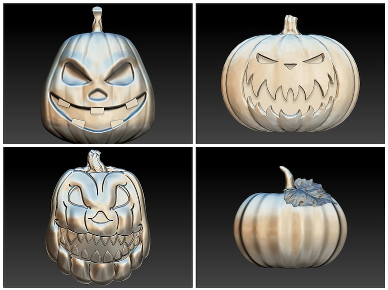 3D STL Models for CNC 13 Set Halloween 13 Stl Files With Hi Details - Etsy