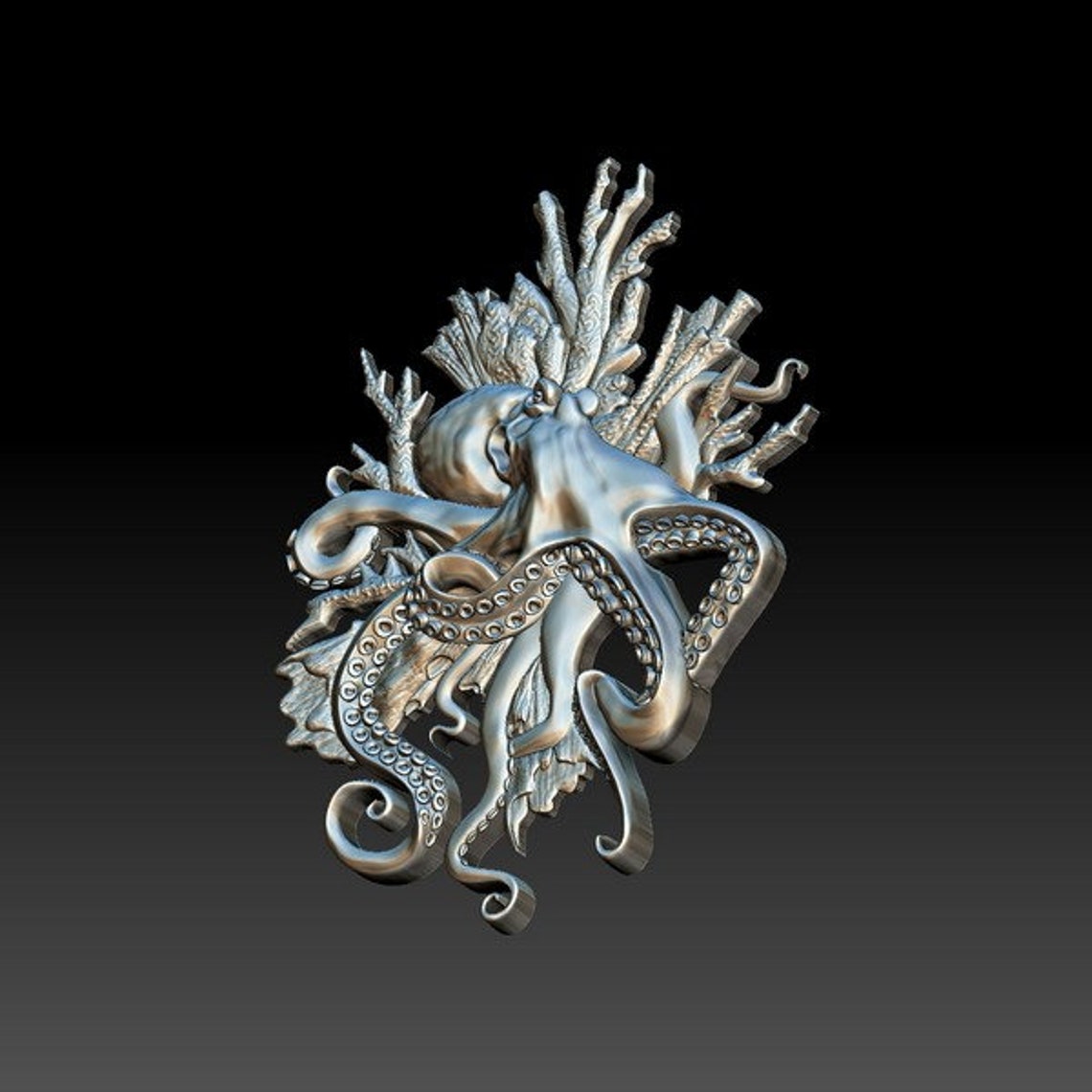 3D STL File for CNC - Octopus V2 - Etsy