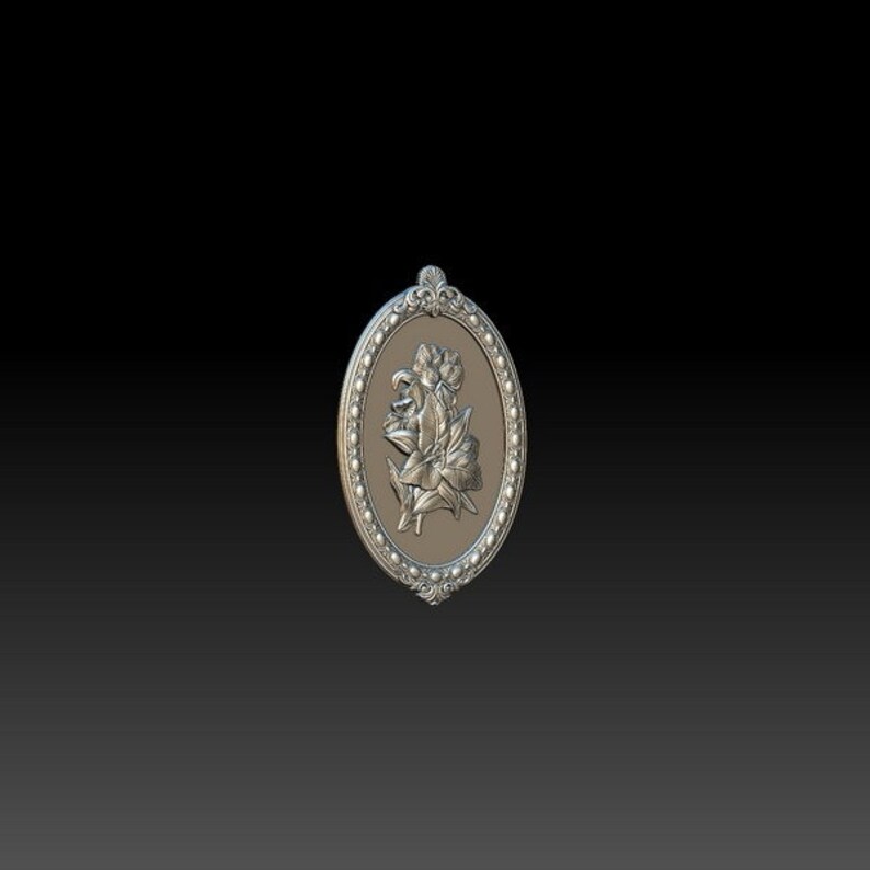 3D STL Model for CNC Scene Lily - Etsy