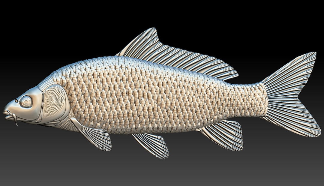 Fish Set - 3D STL Model for CNC - 5 Stl Files With Hi Details - Etsy