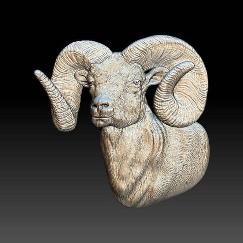 3D STL File for CNC - Sheep - Etsy