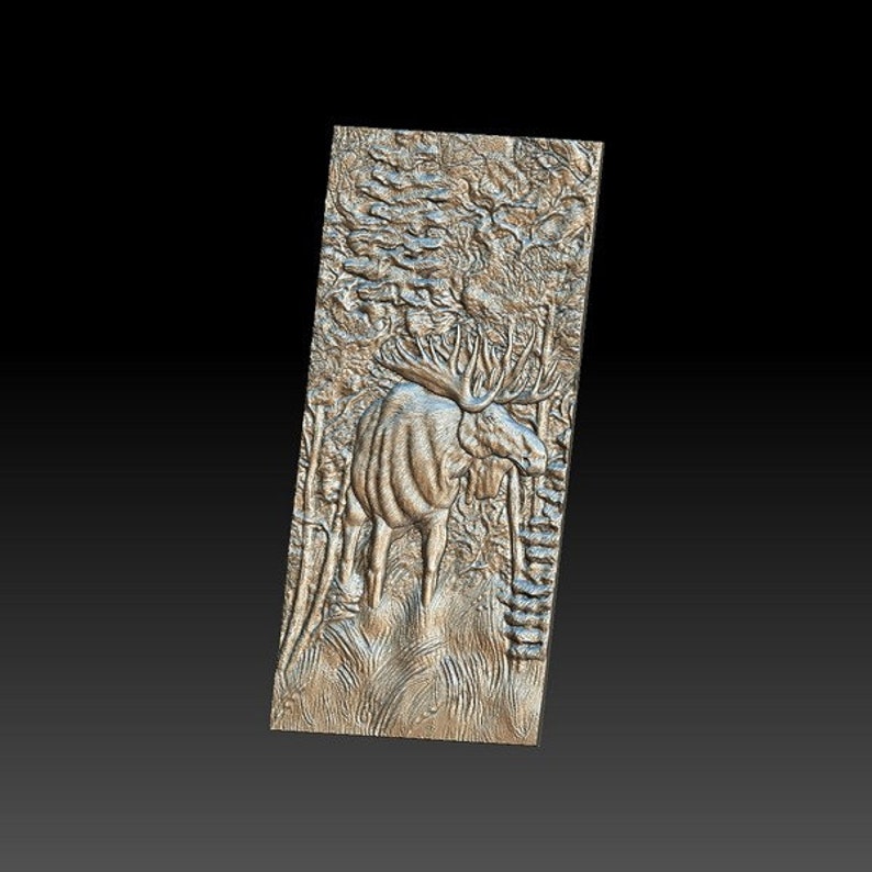 3D STL File for CNC Moose V1 - Etsy