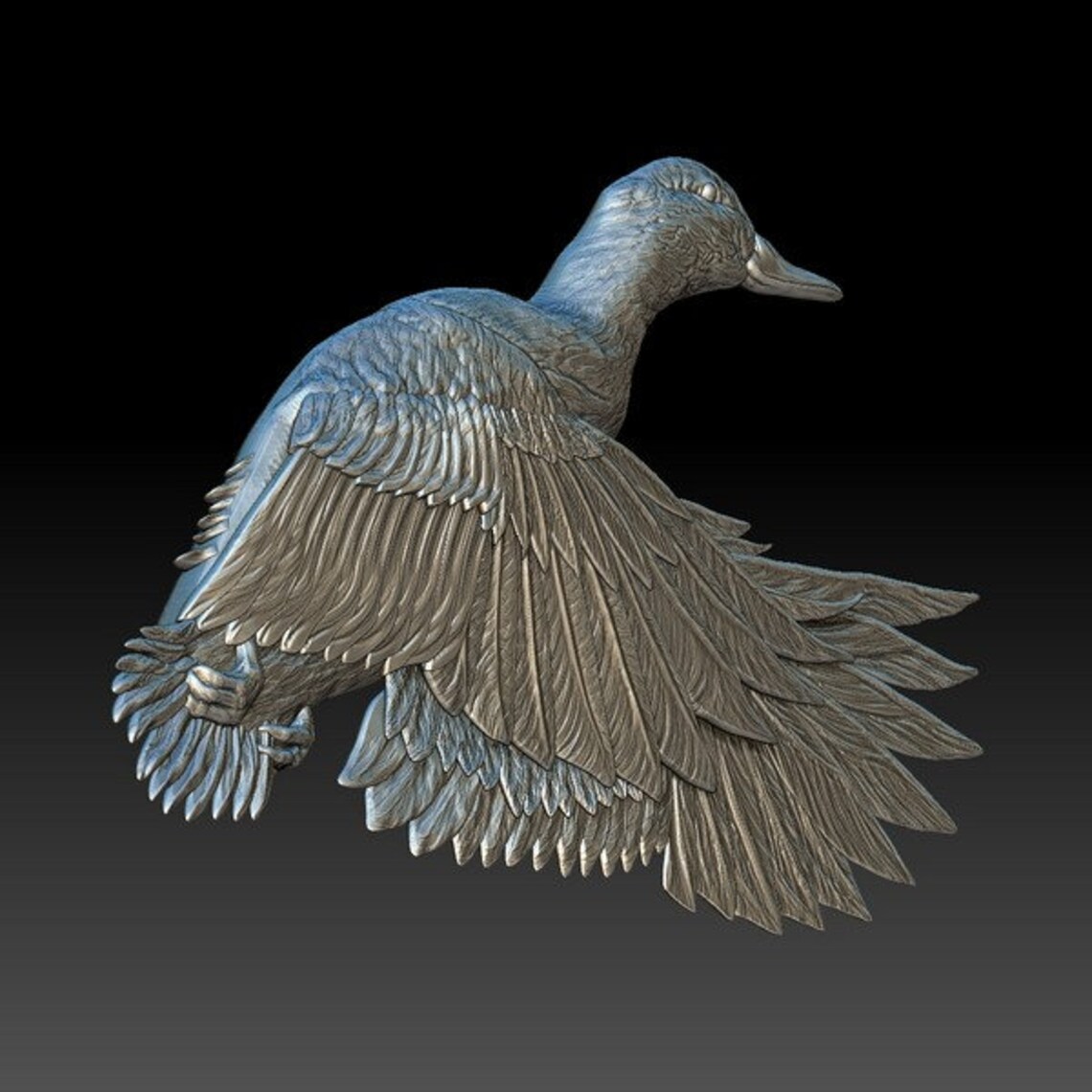3D STL File for CNC - Duck V3 - Etsy