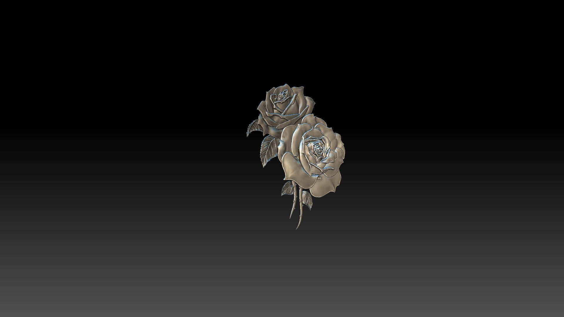 3D STL File for CNC Roses - Etsy