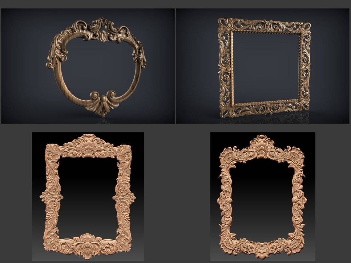 3D STL Model - 40 Pcs Frame Models - Set #2 - Etsy
