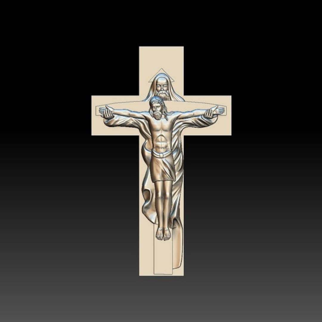 3D STL File for CNC - Cross V1 - Etsy