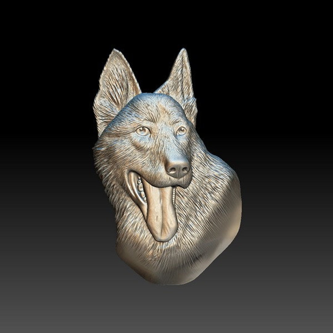 3D STL File Fpr CNC - Dog Shepherd V1 - Etsy