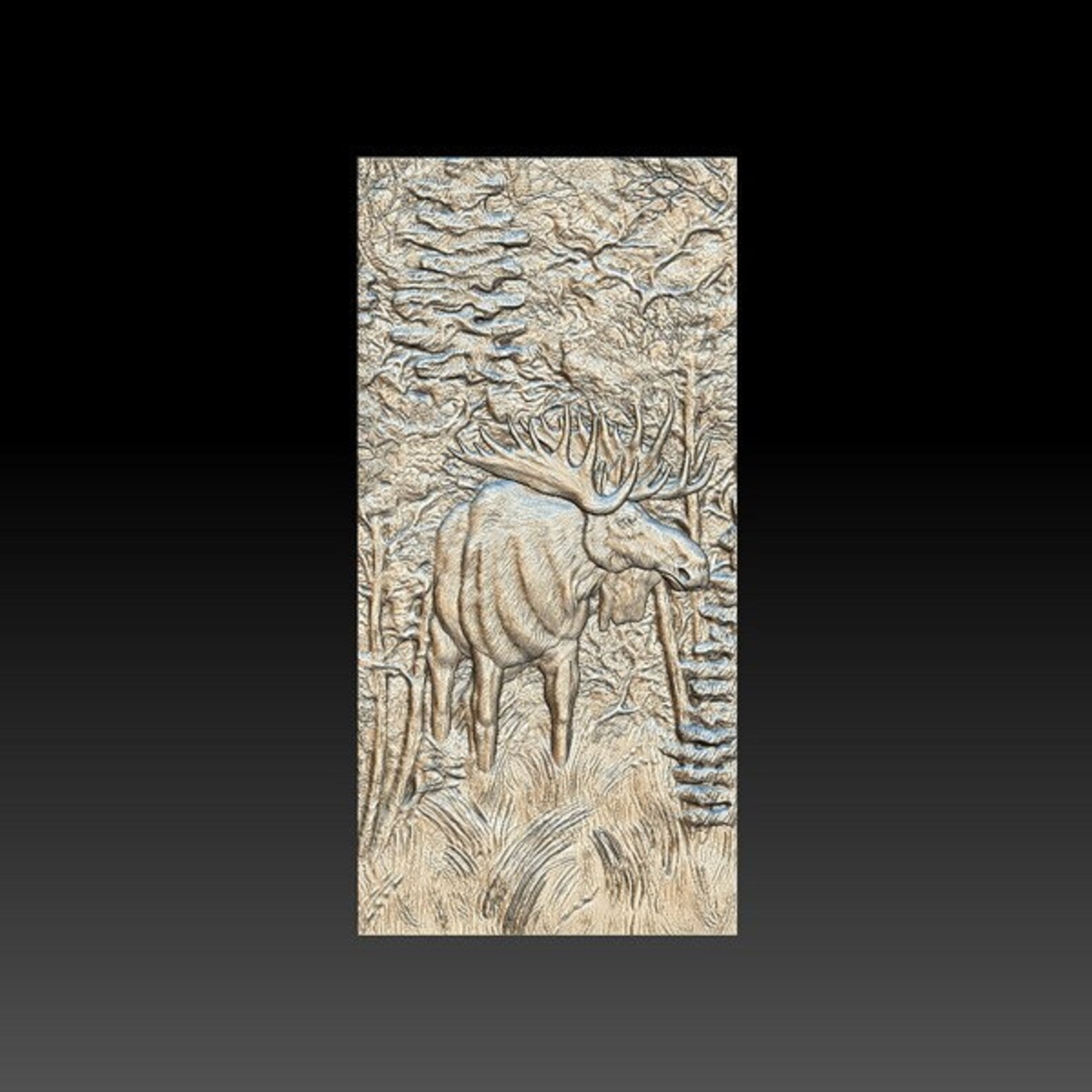 3D STL File for CNC Moose V1 - Etsy