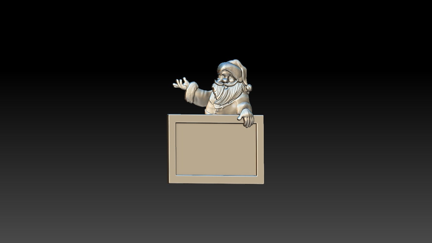 3D STL File Santa 4 - Etsy