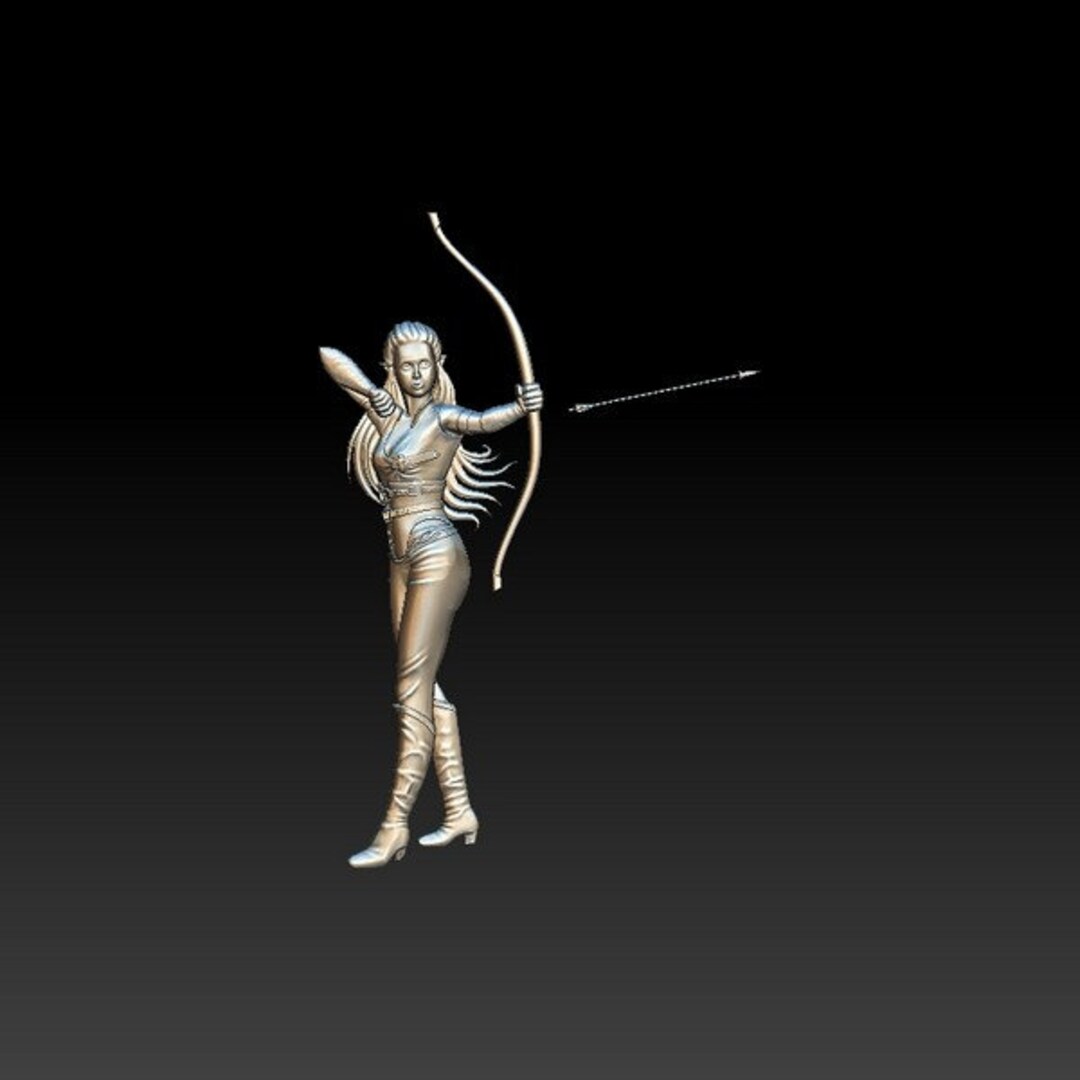 3D STL Model for CNC - Archer - Etsy