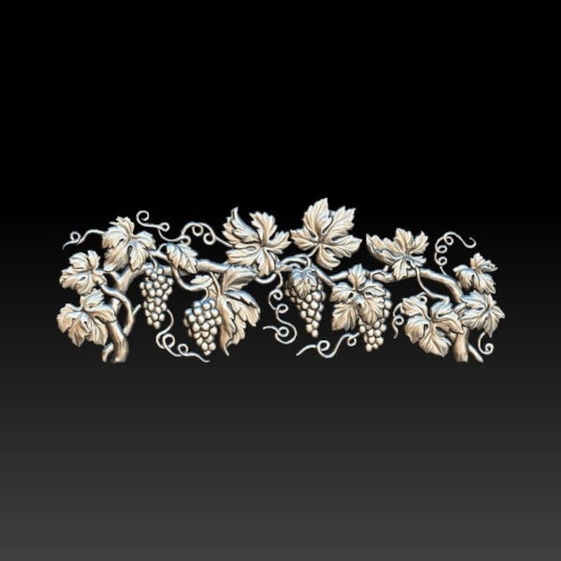 3D STL Model for CNC - Vine Grape - Etsy