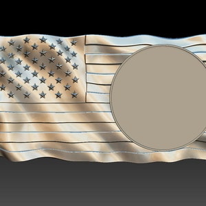 3D STL Models for CNC - 14 Set USA Flags - 14 Stl Files With Hi Details ...
