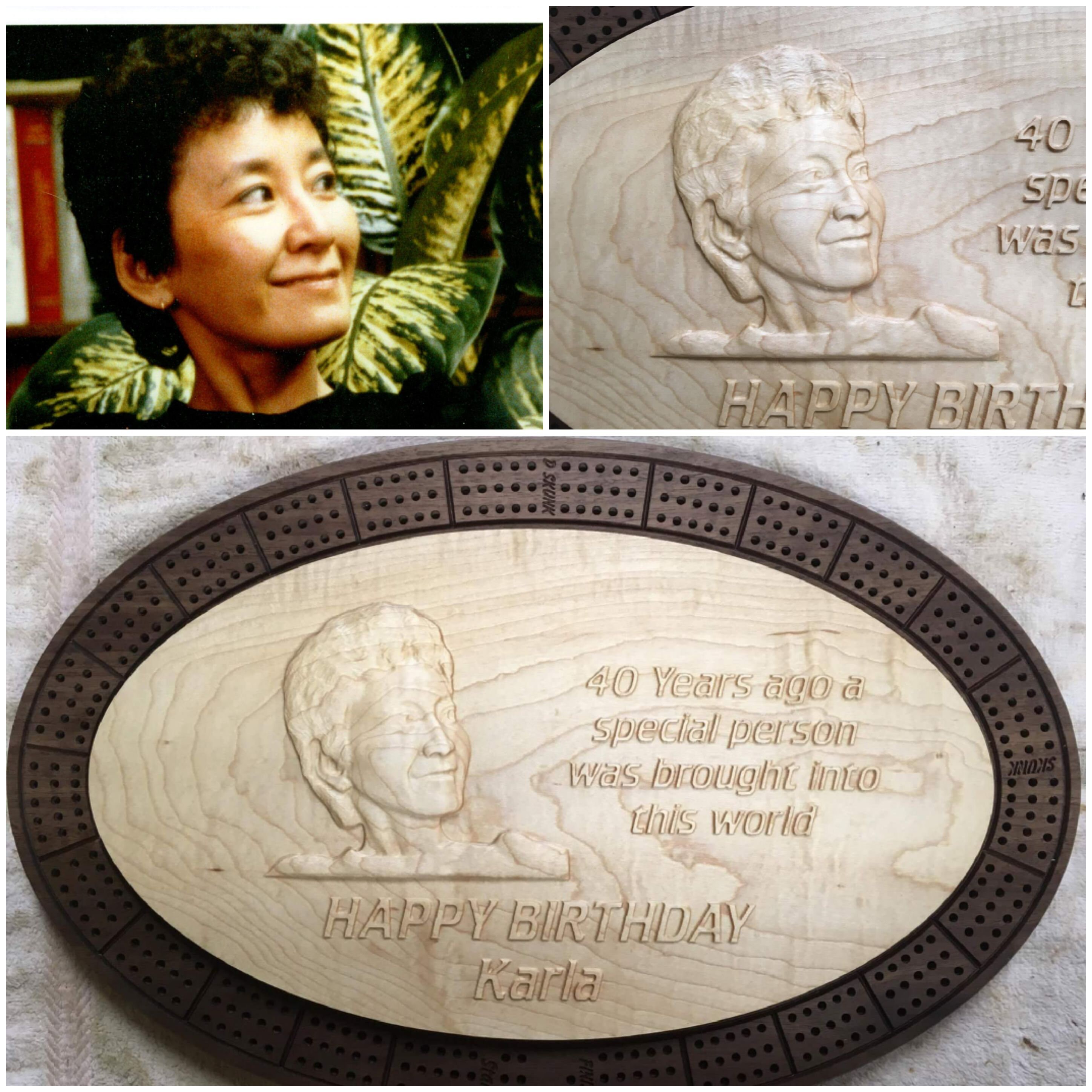 Custom STL Portrait File for CNC Router Based on Your Photo - Etsy