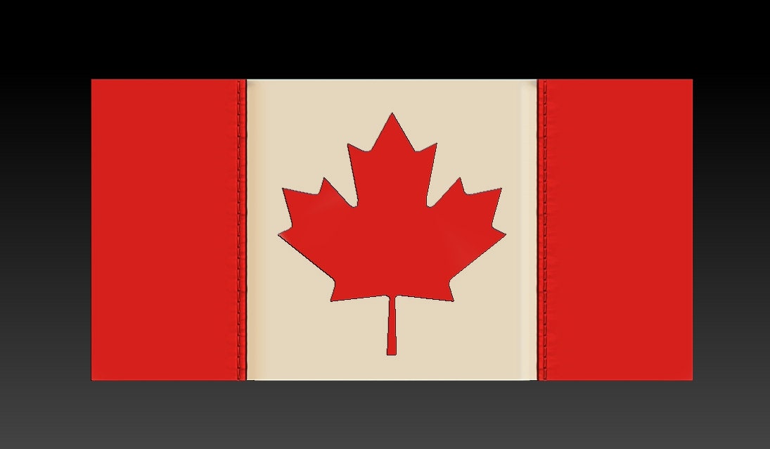 Canadian Flags Full Set 3D STL Model 8 Stl Files With Hi - Etsy