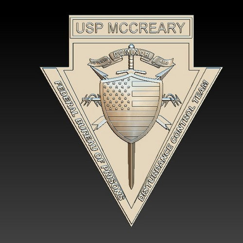 3D STL Model for CNC Badge With Shield - Etsy