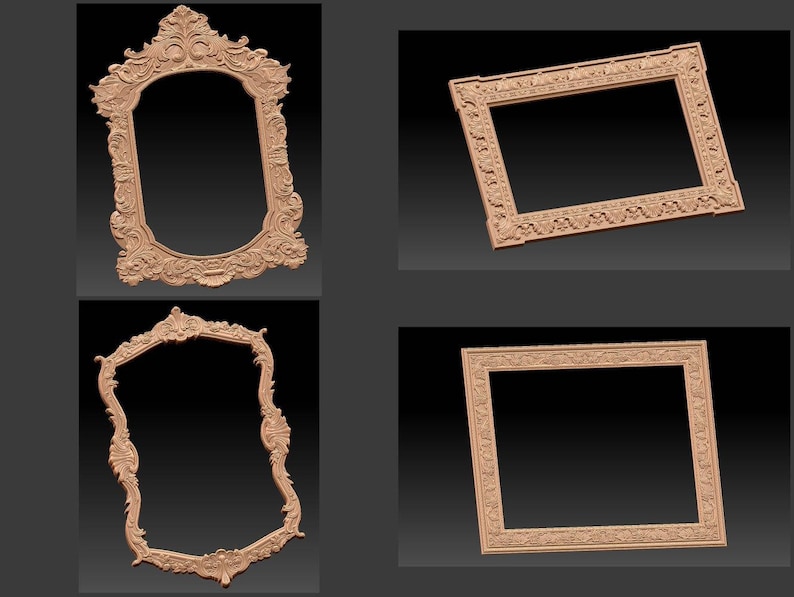 3D STL Model - 40 Pcs Frame Models - Set #2 - Etsy