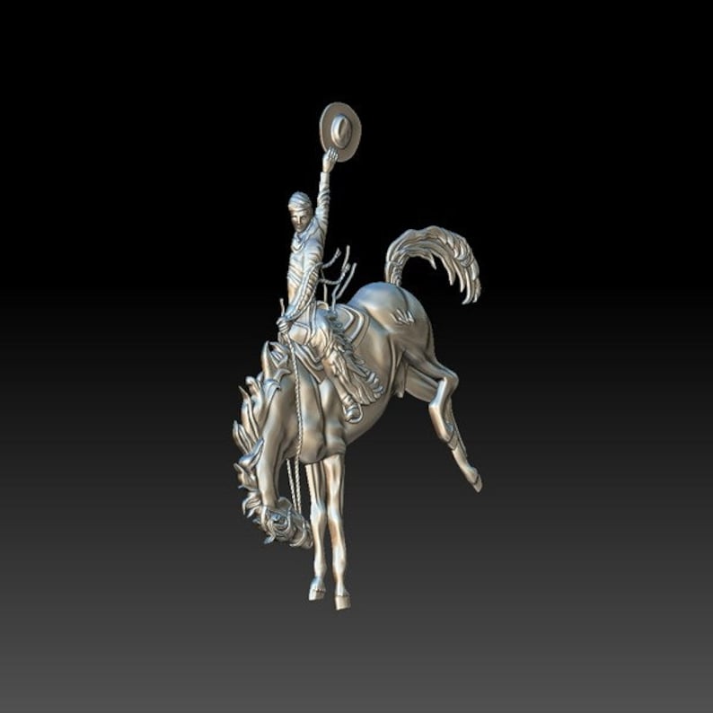 3D STL Model for CNC Horse V34 - Etsy
