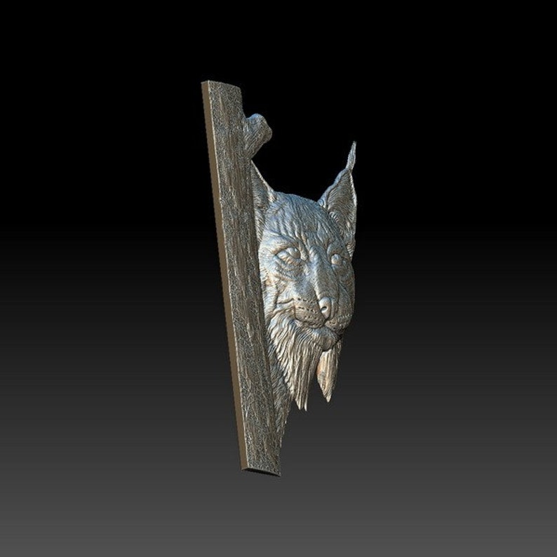 3D STL File for CNC - Wild Cat - Etsy