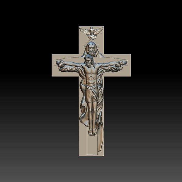 3D STL File Cross V7 - Etsy