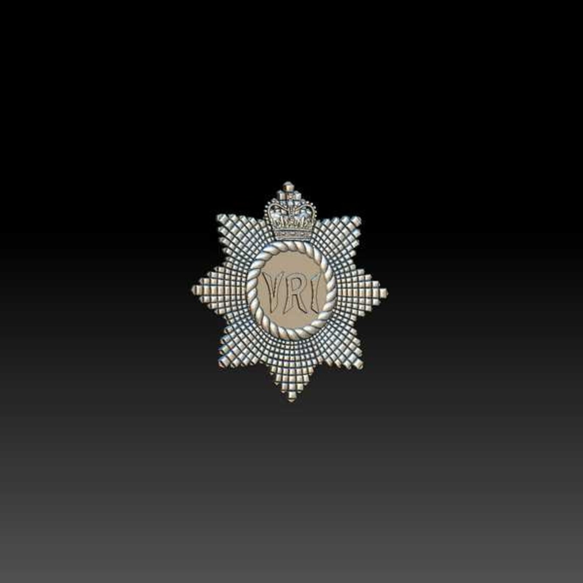 3D STL Model for CNC - Badge VRI - Etsy Canada