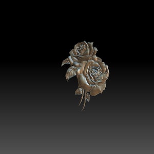 3D STL File for CNC - Roses - Etsy