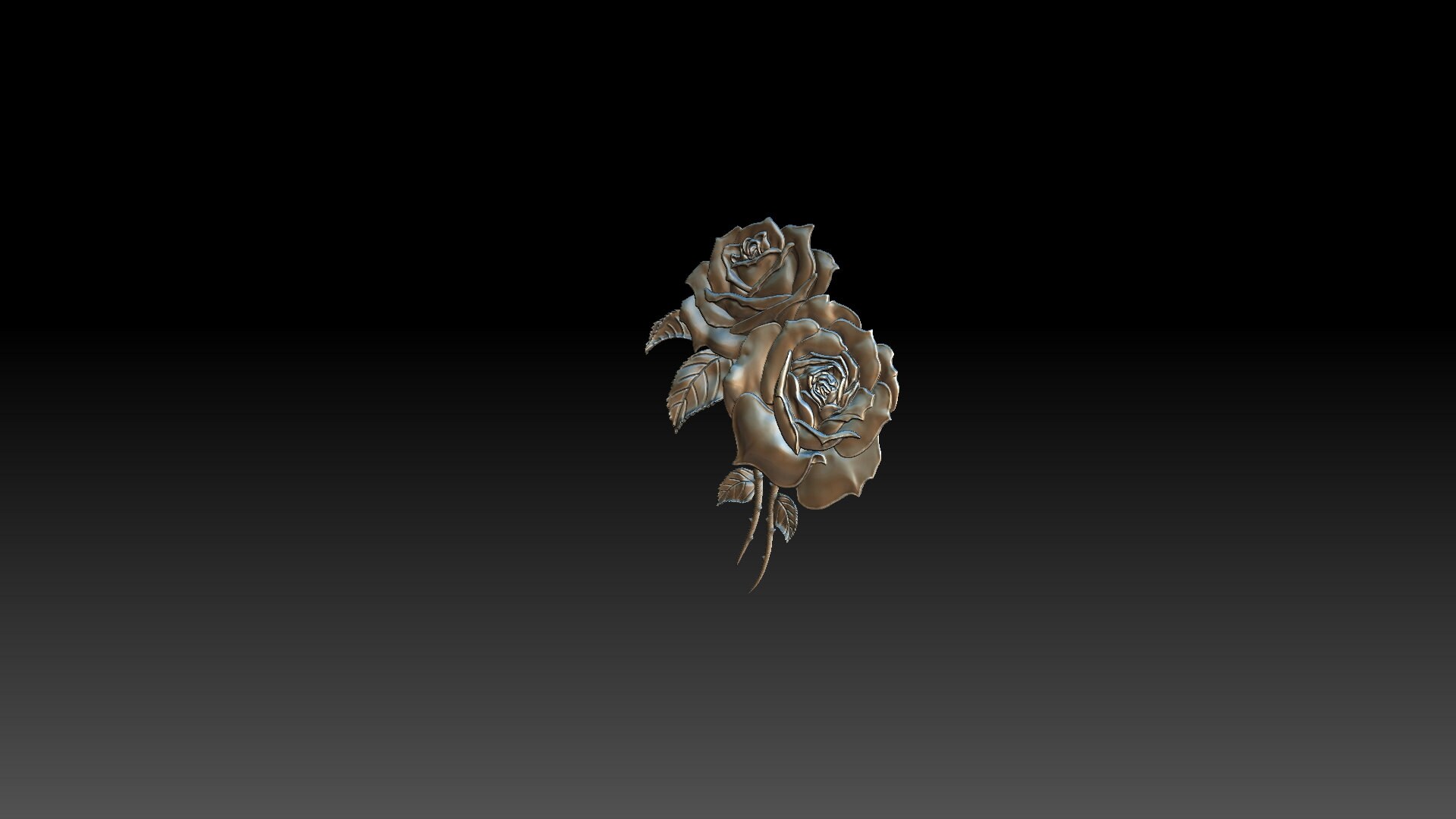 3D STL File for CNC Roses - Etsy